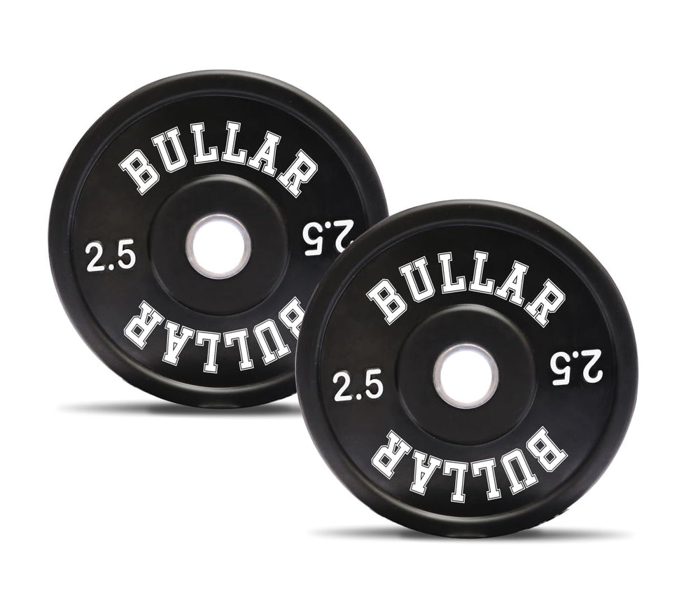 Premium Olympic Color Rubber Bumper Plates for Weightlifting – Bullar ...