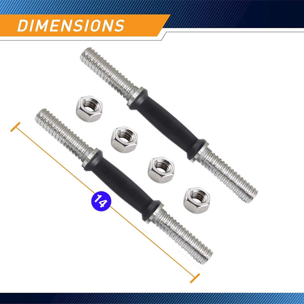 Cast Iron Home Gym Set Combo with Solid Dumbbell Rods – Bullar Fitness