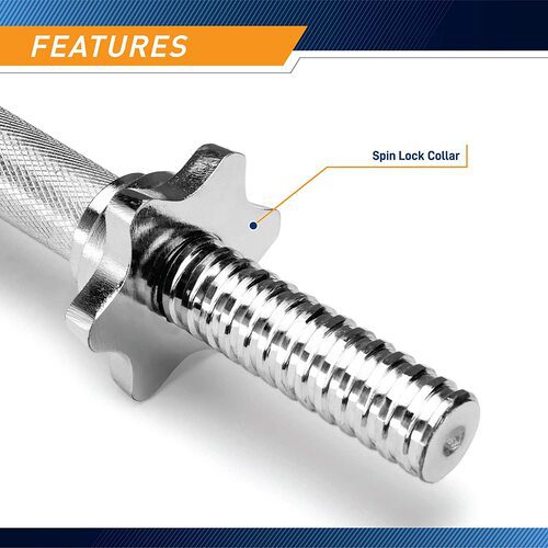 Steel Dumbbell Rod Set (14 Inches) – Bullar Fitness