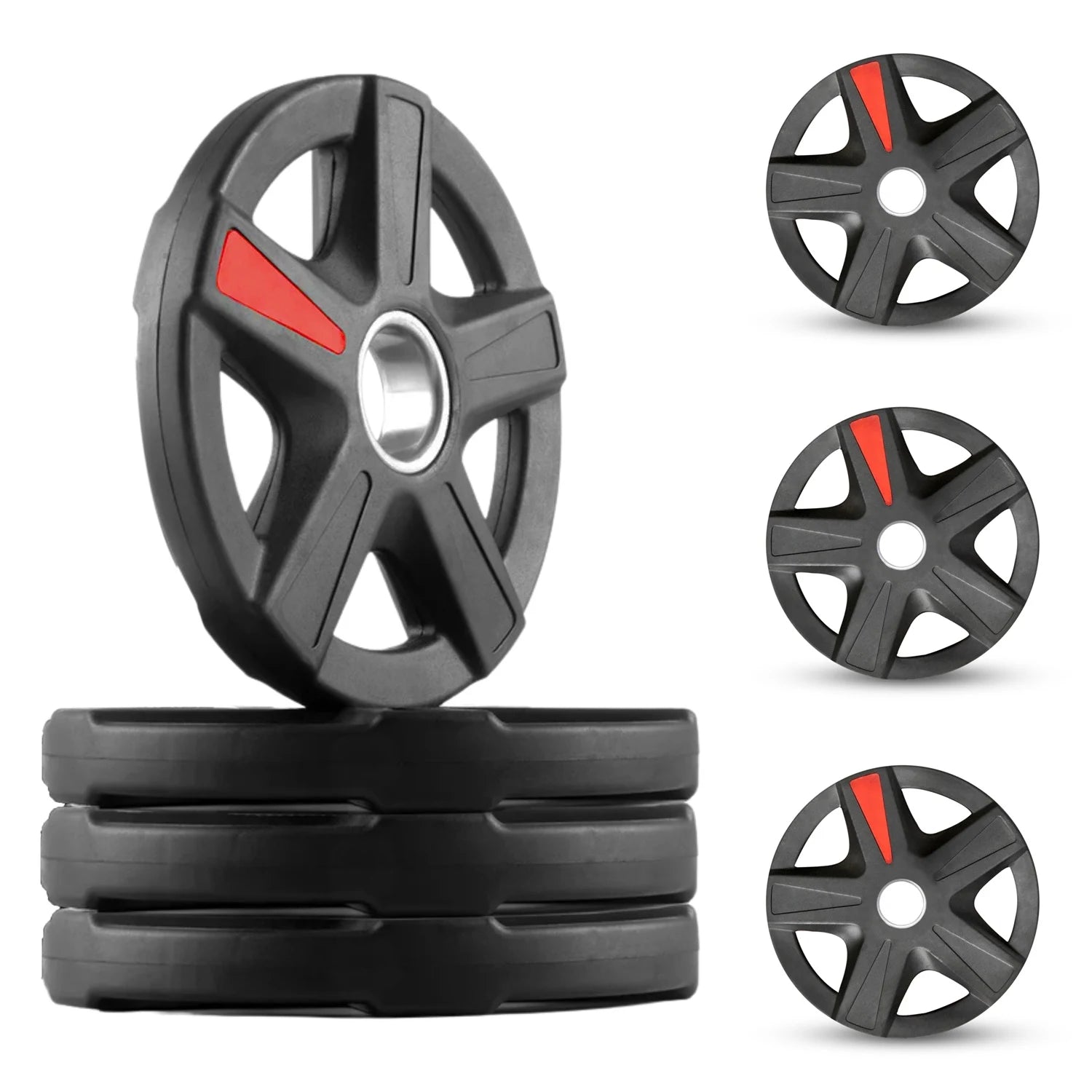 X-Cut Premium Quality Olympic Rubber Integrated Weight Plates – Bullar ...